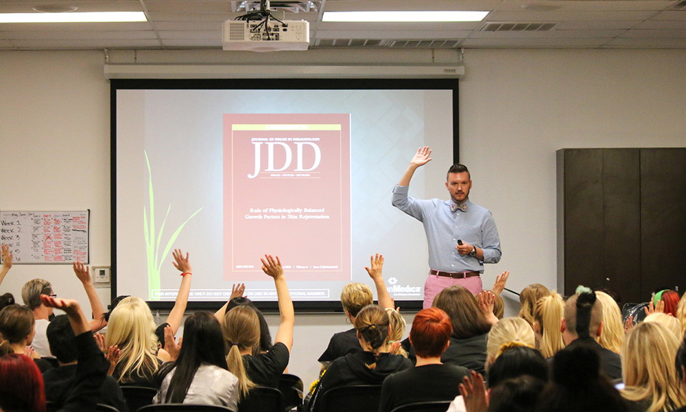 Skin Medica's Kyle Mills Visits Penrose - Penrose Academy